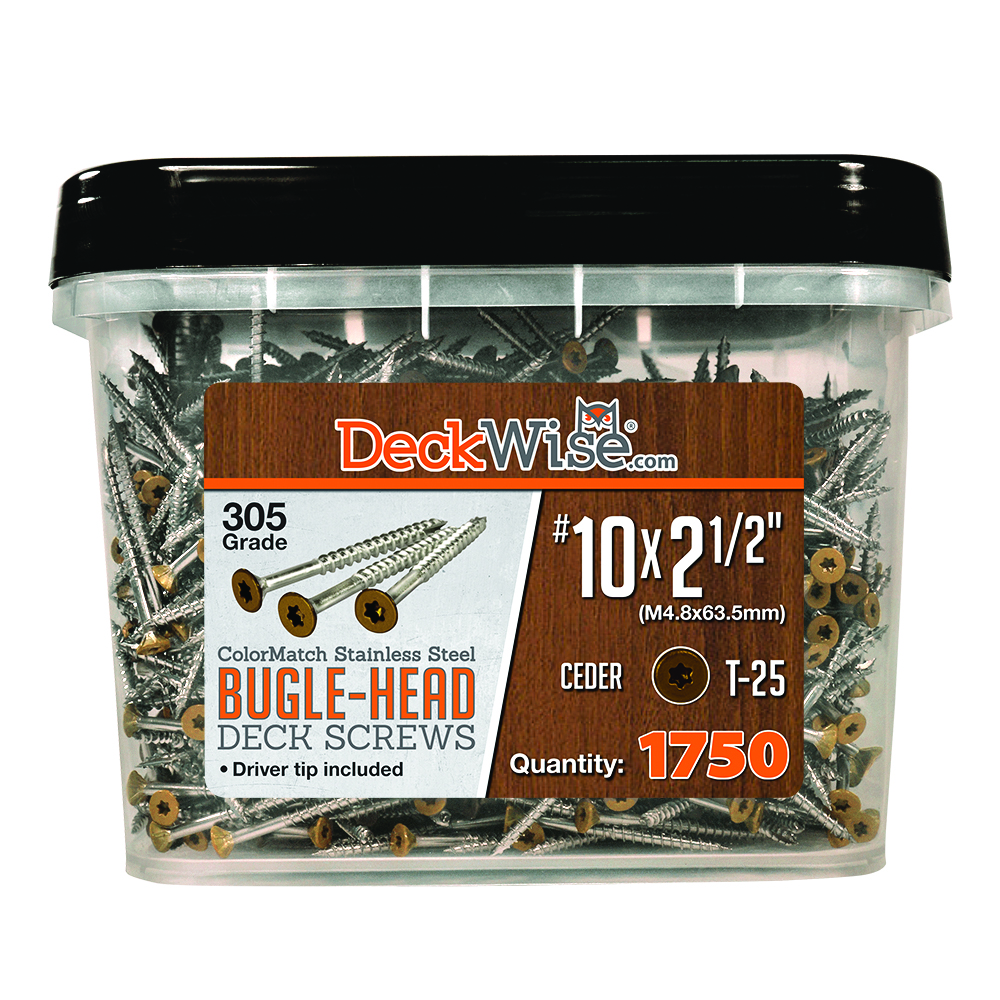 #10 Bugle-Head All Purpose Screws by DeckWise | Screws & Fasteners for ...